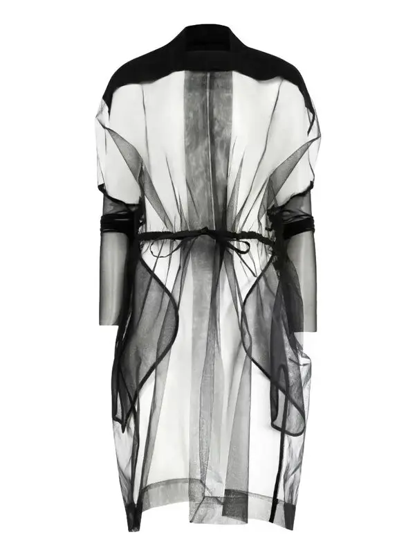 Rick Owens Sail Coat - Black