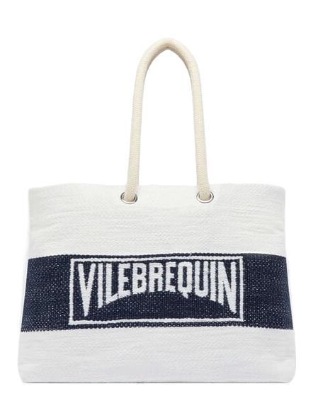 Vilebrequin Cotton Woven Beach Bag - Blue
