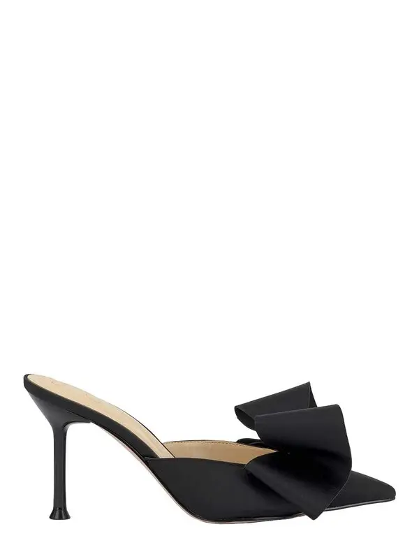 Vince Camuto Valrin High Heel Mule With Bow Detailing - Black