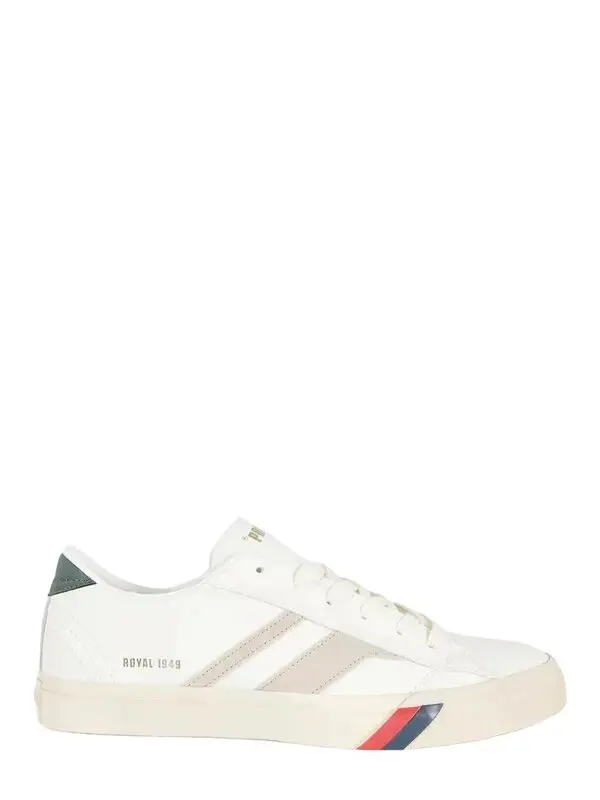PRO-KEDS 1949 1949 Striped Leather Sneakers - Neutrals