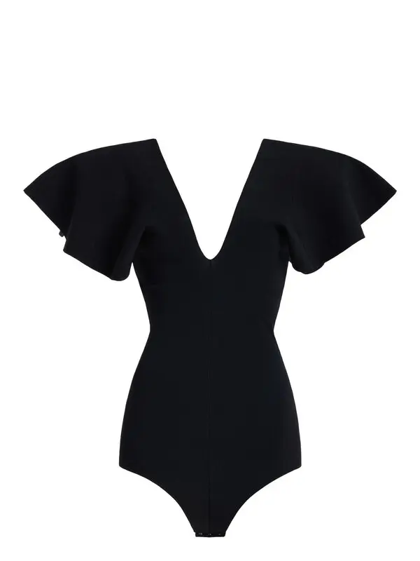 Altuzarra Winged Top - Black