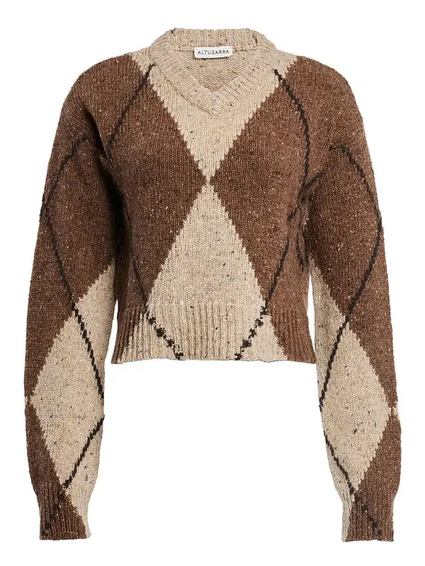 Altuzarra Parish Wool-blend Sweater - Brown