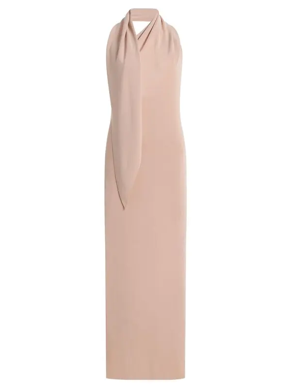 Altuzarra Mitchell Asymmetric Halterneck Knit Dress - Pink