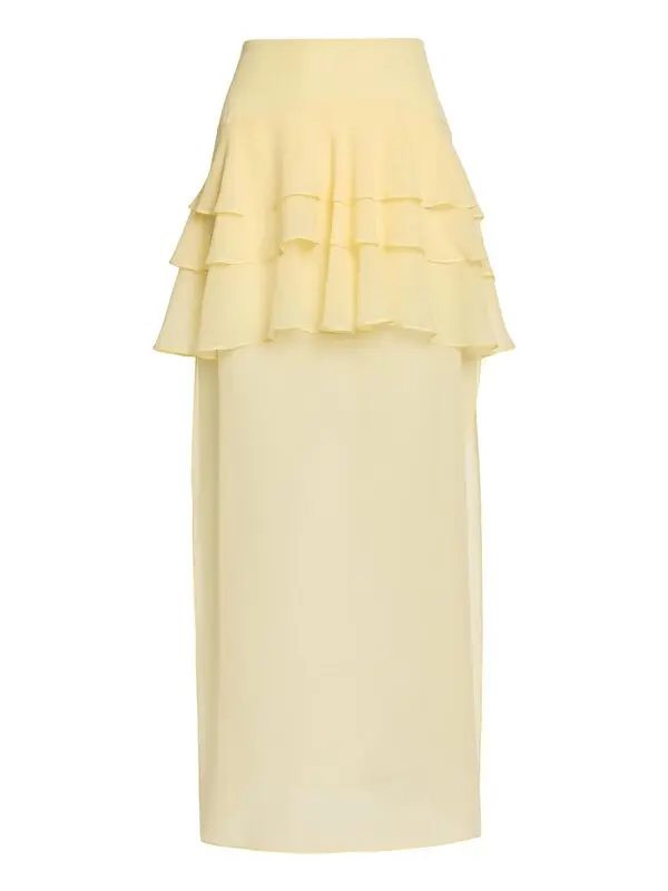 Altuzarra Musette Maxi Skirt - Yellow