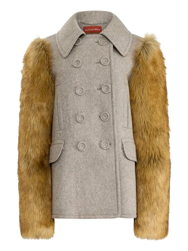 Altuzarra Jordan Wool-blend Coat - Neutral