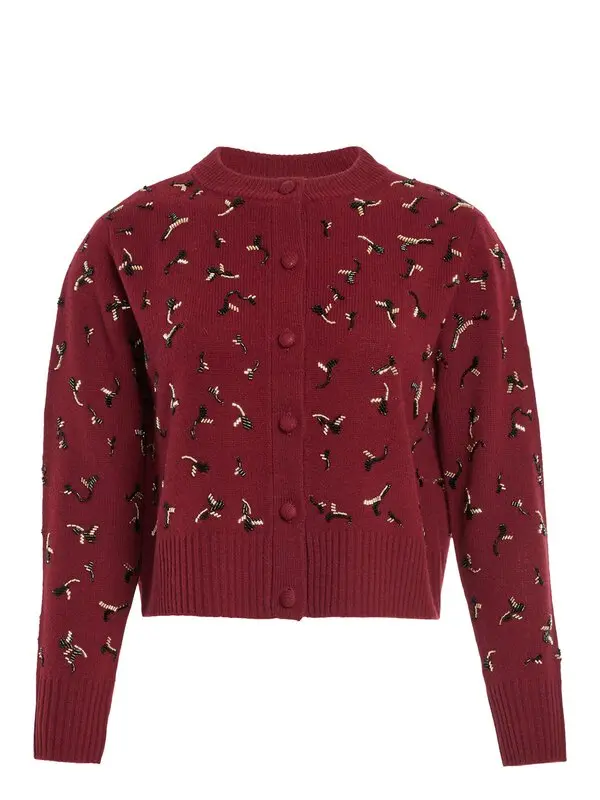 Altuzarra Vaughn Wool Sweater - Burgundy