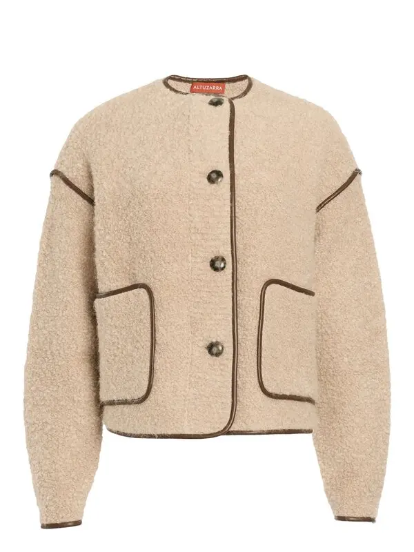 Altuzarra Irving Alpaca-blend Jacket - Neutral