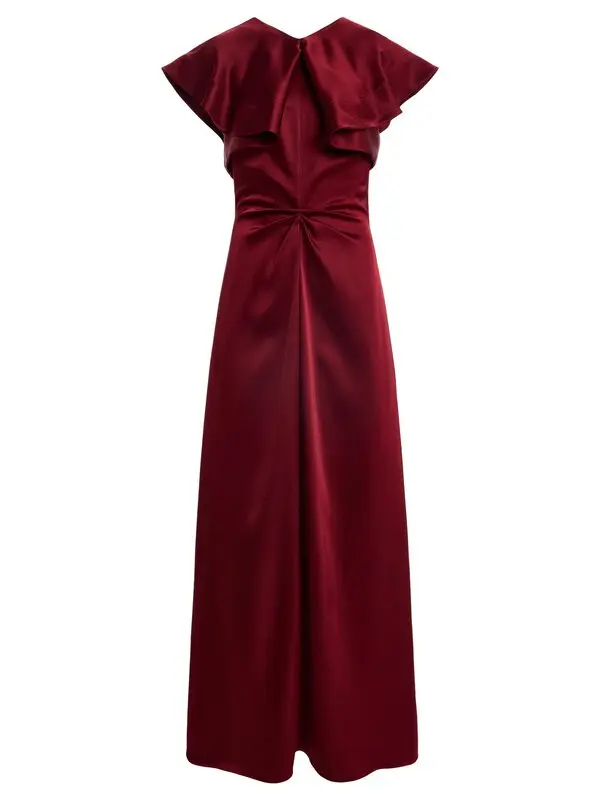 Altuzarra Alex Maxi Dress - Burgundy