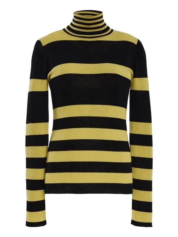 ZANKOV Runi Merino Wool Turtleneck - Stripe