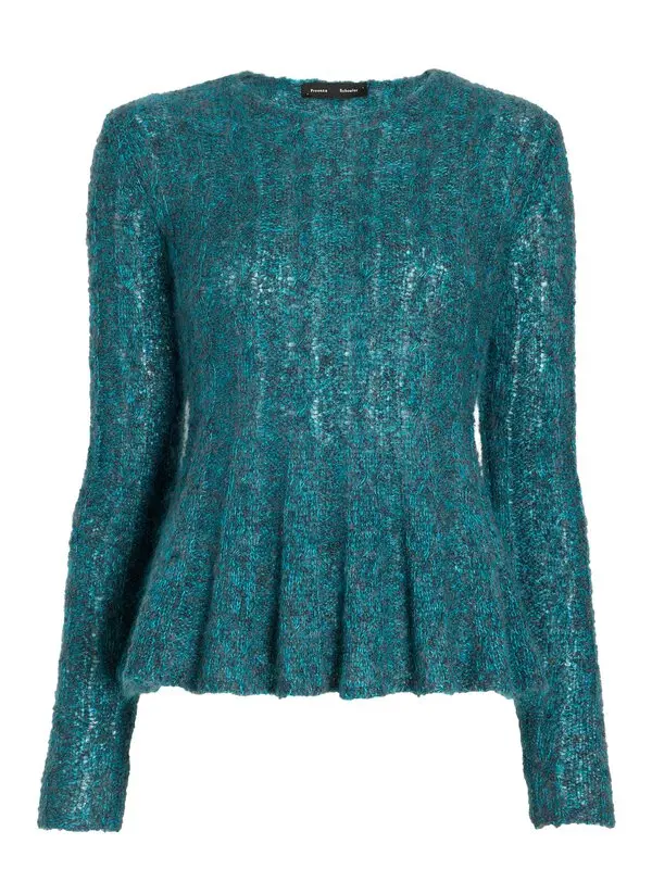Proenza Schouler Joelle Long-sleeve Top - Blue