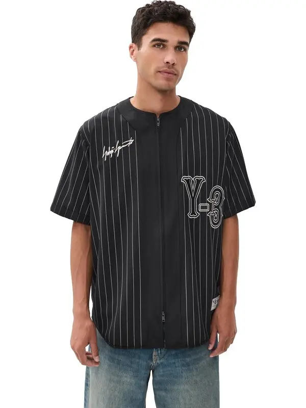 Y3 Elite 5 Baseball Shirt - Black