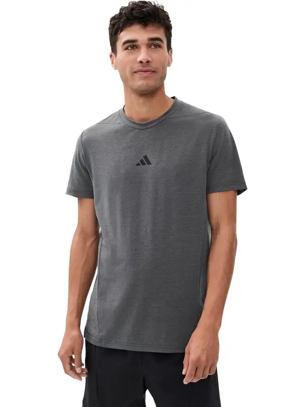 Adidas Designed For Training Workout Tee - Dgh Solid Grey