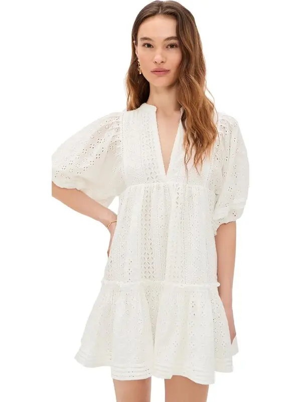 Poupette St Barth Aria Mini Dress - White
