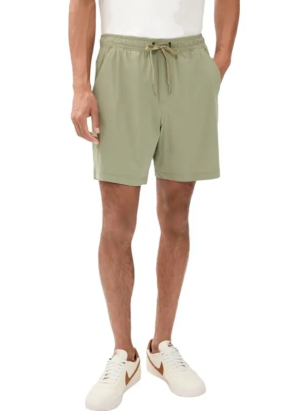 RHONE 7" Pursuit Shorts - Sand Green