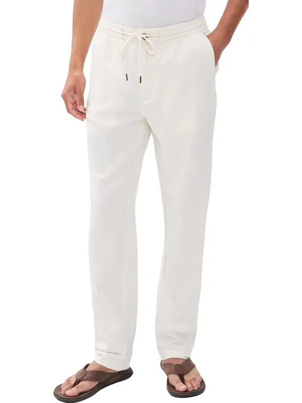 Rails Callum Tall Drawstring Pants - Ecru