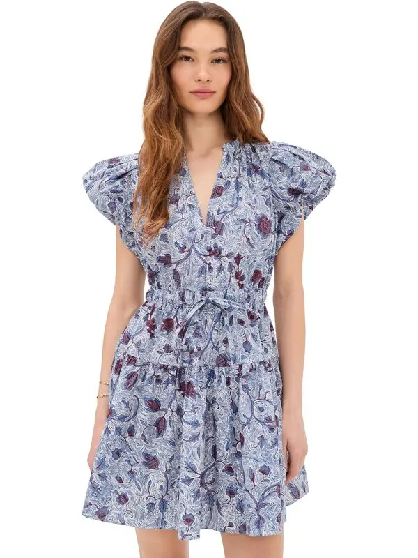 Ulla Johnson Izel Cotton Mini Dress - Gardenia