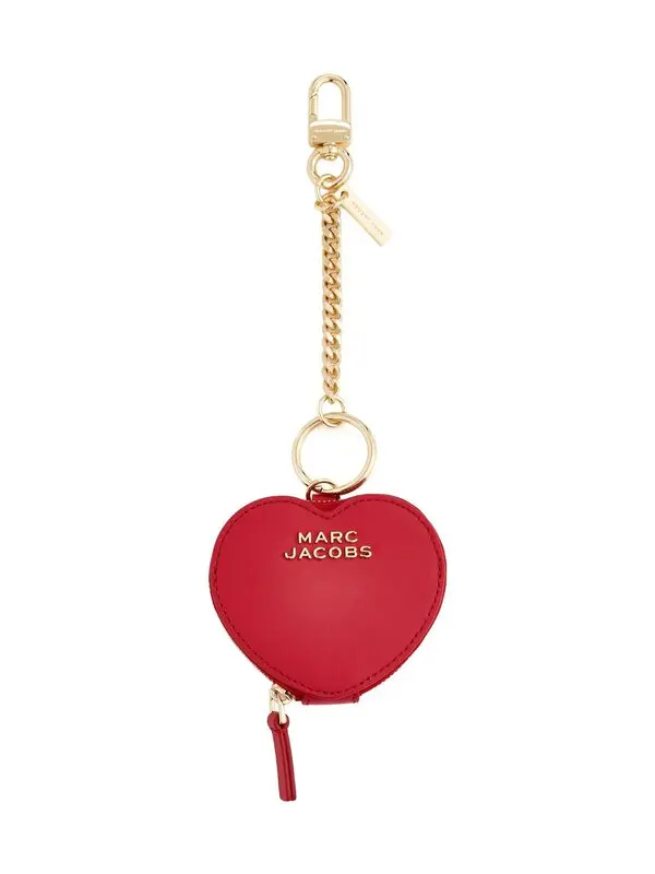 Marc Jacobs The Cookie Heart Pouch Charm - True Red