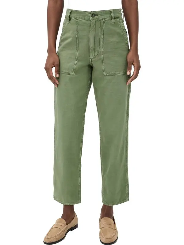 Polo Ralph Lauren Cotton Ricky Pants - Olive