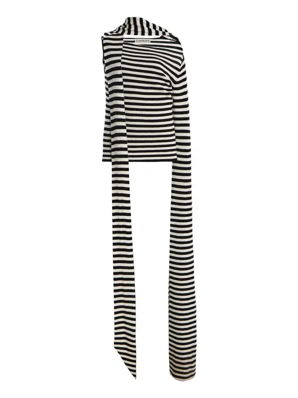 ZANKOV Hanz Merino Wool Top - Stripe