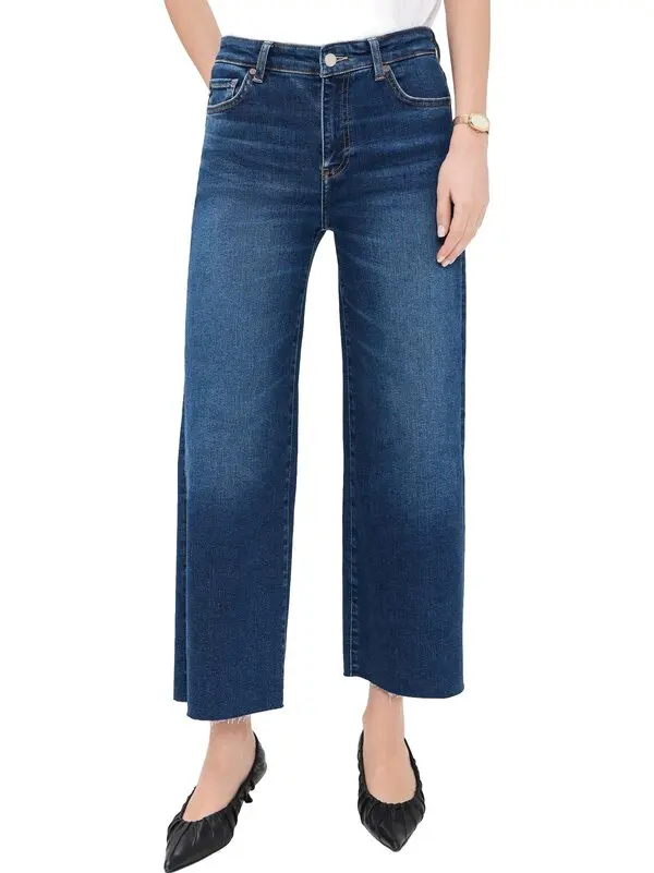 Ag Saige Wide-leg Cropped Jeans - Outspoken