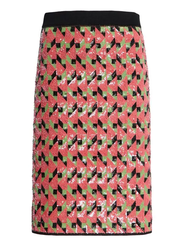 ZANKOV Printed Mini Skirt - Print