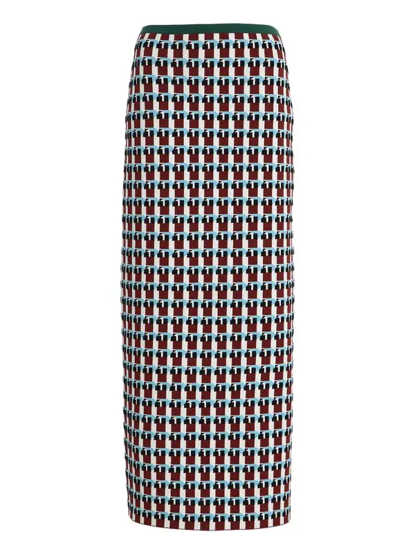 ZANKOV Raven Printed Midi Skirt - Print