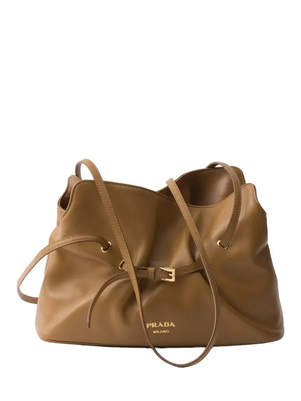 Prada Small Nappa Leather Bag - Brown