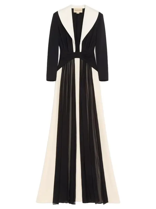 Valentino Garavani Cady Couture Gown - Black/vanilla