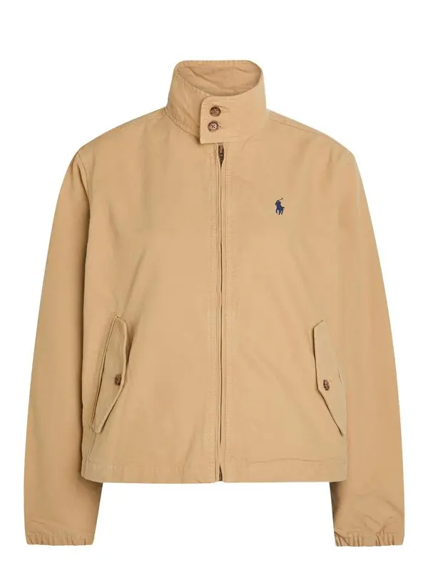 Polo Ralph Lauren Canvas Funnel-neck Jacket - Beige