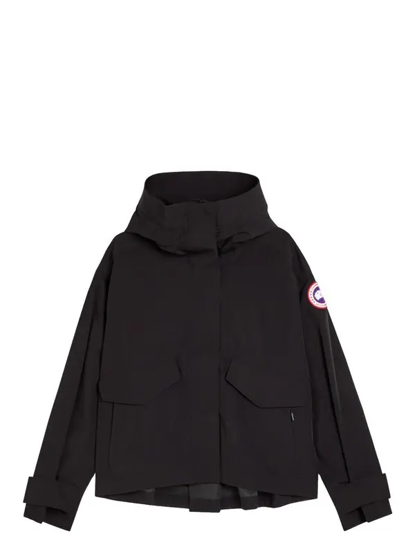 Canada Goose Tofino Hooded Rain Jacket - Black