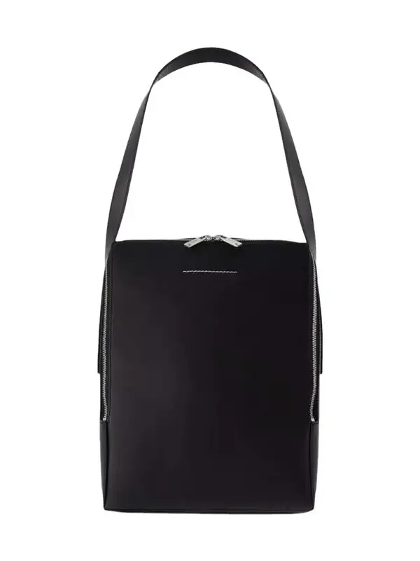 MAISON MARGIELA Ergo Leather Shoulder Bag - Black
