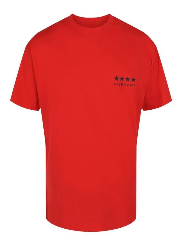 Givenchy 4g Cotton T-shirt - Red
