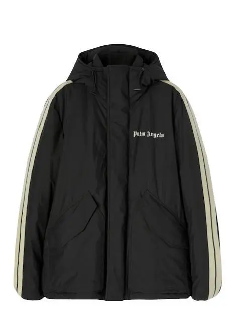 Palm Angels Track Ski Jacket - Black/white