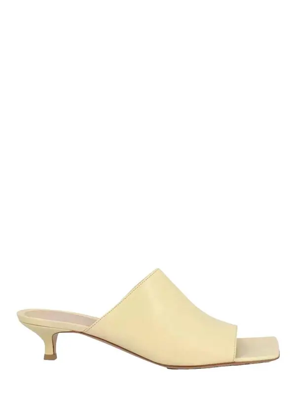 Bottega Veneta Stretch Square-toe Mules - Neutrals