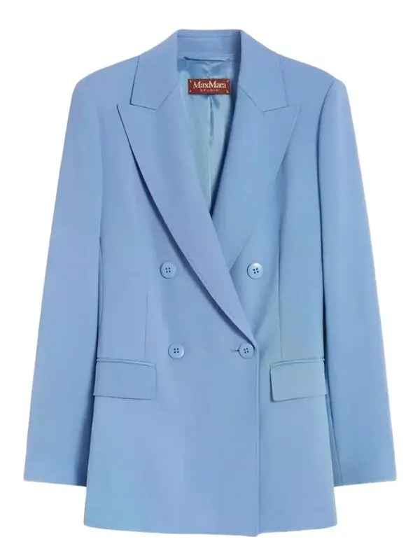Max Mara Grembo Double-breasted Blazer - Blue
