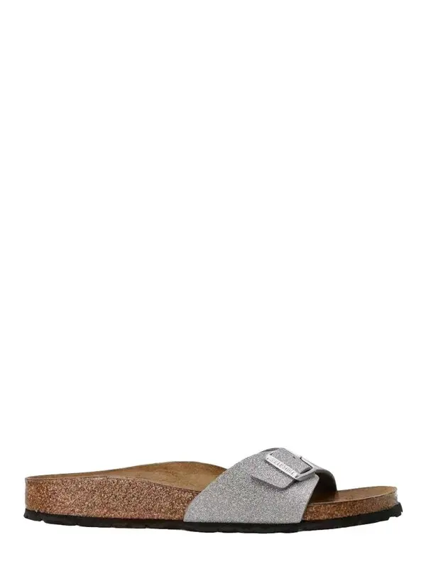 BIRKENSTOCK Madrid Bs Buckle Slides - Silver