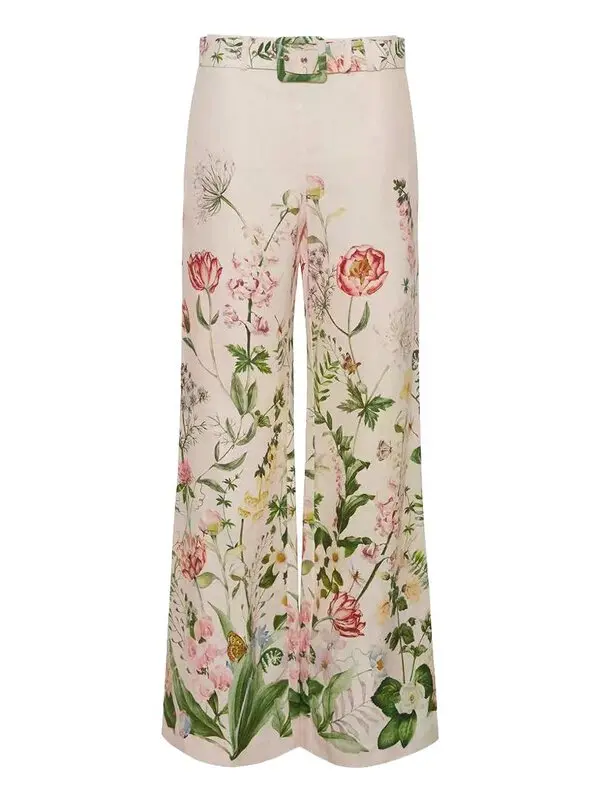 Cara Cara Mayflower Floral-pattern Trousers - Pink