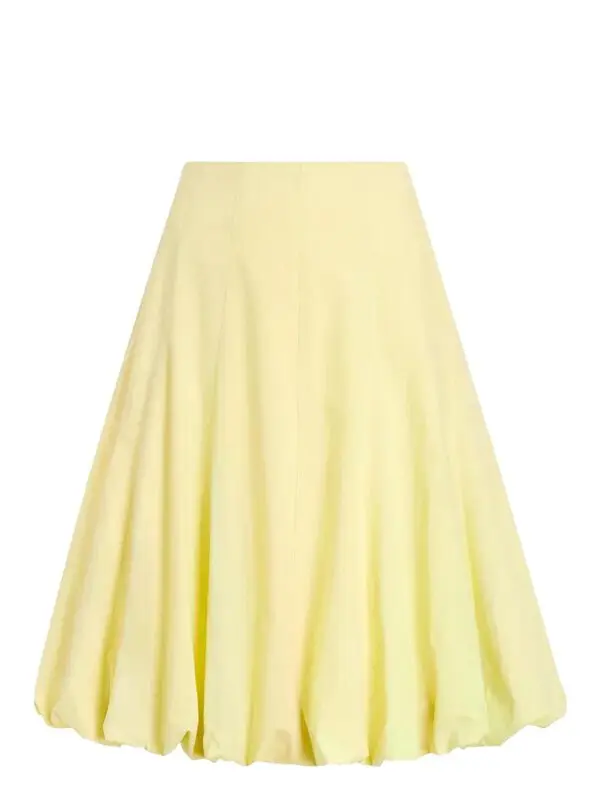 Proenza Schouler White Label Kyra Rumpled Mini Skirt - Yellow