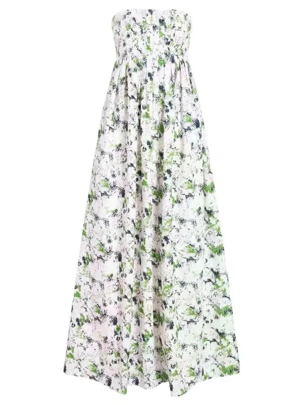 Proenza Schouler White Label Virella Printed Dress - White