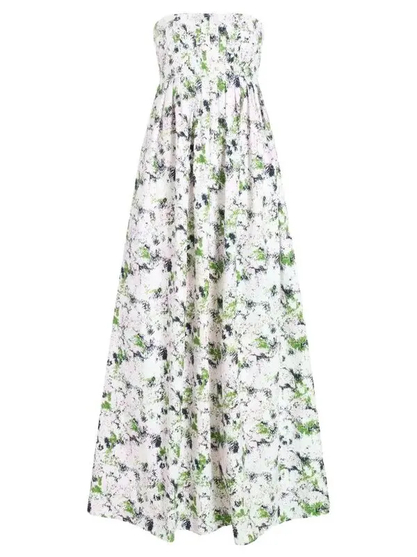 Proenza Schouler White Label Virella Printed Dress - White