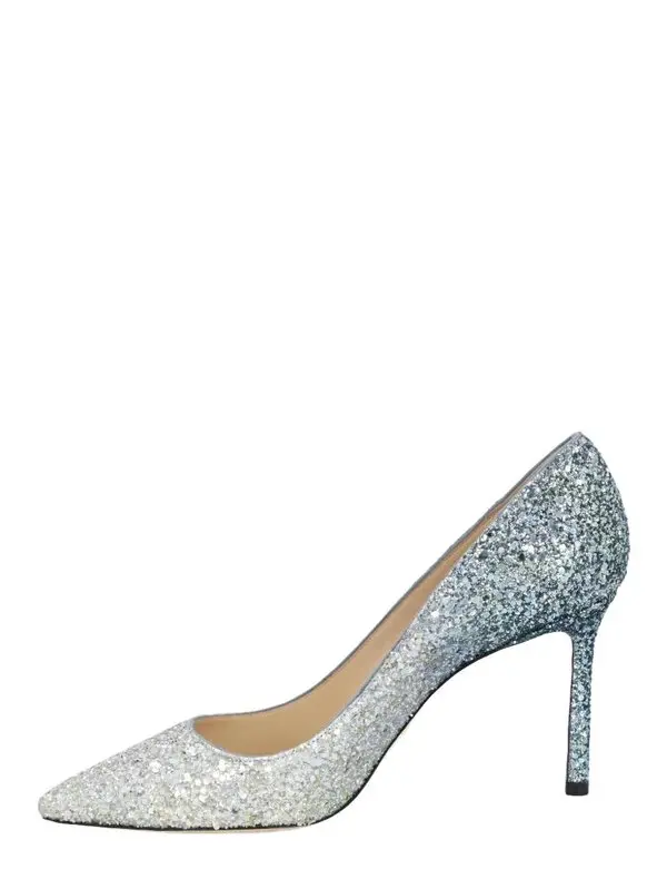 JIMMY CHOO Romy Glitter Pumps - Blue