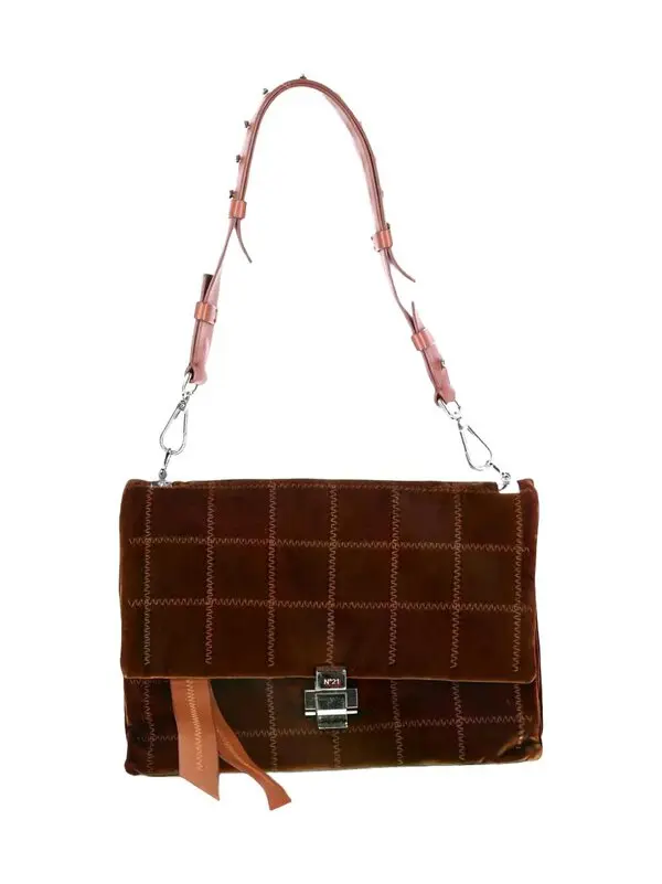 N°21 Flap-closure Shoulder Bag - Brown