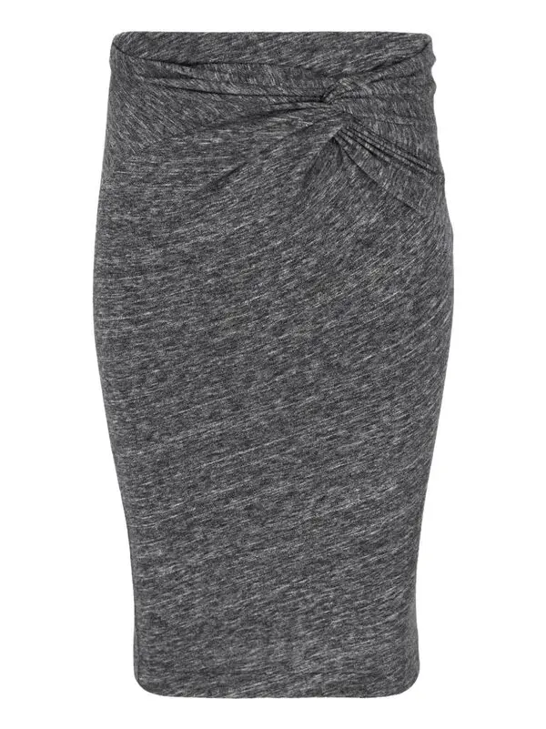 IRO PARIS Fitted Skirt With Knot Detail - Grey