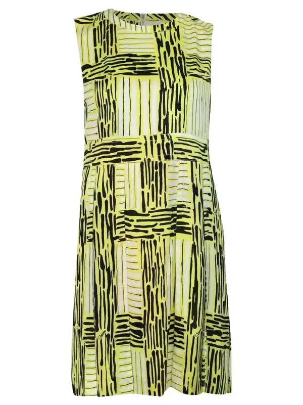 Diane Von Furstenberg Sleeveless Mini Dress - Yellow
