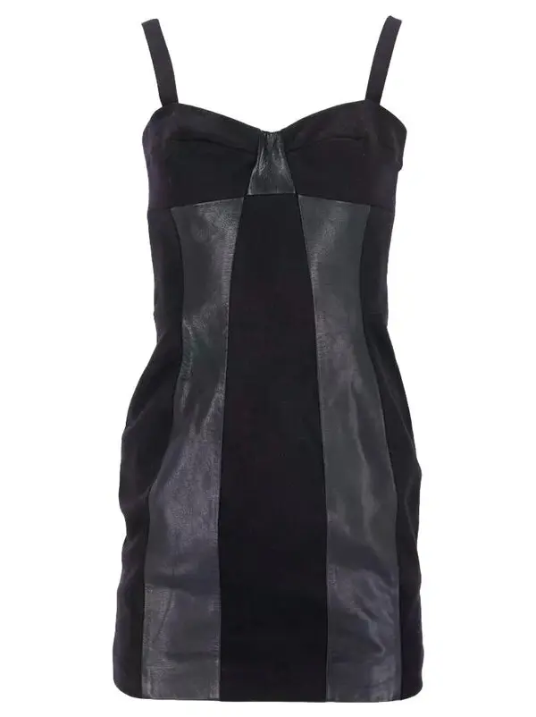 JOSEPH Panel Corset Dress - Black