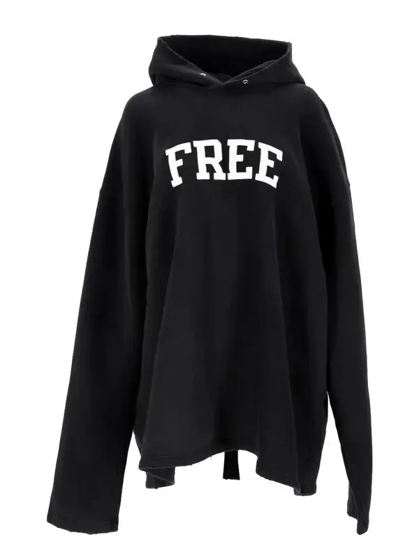 Balenciaga Oversized Hoodie - Black