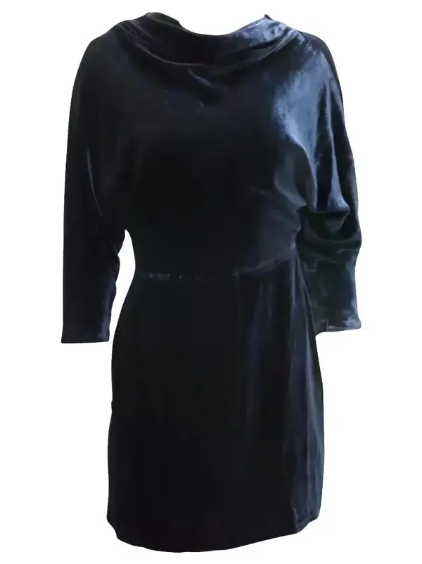 A.L.C. Marin Velvet Dress - Blue