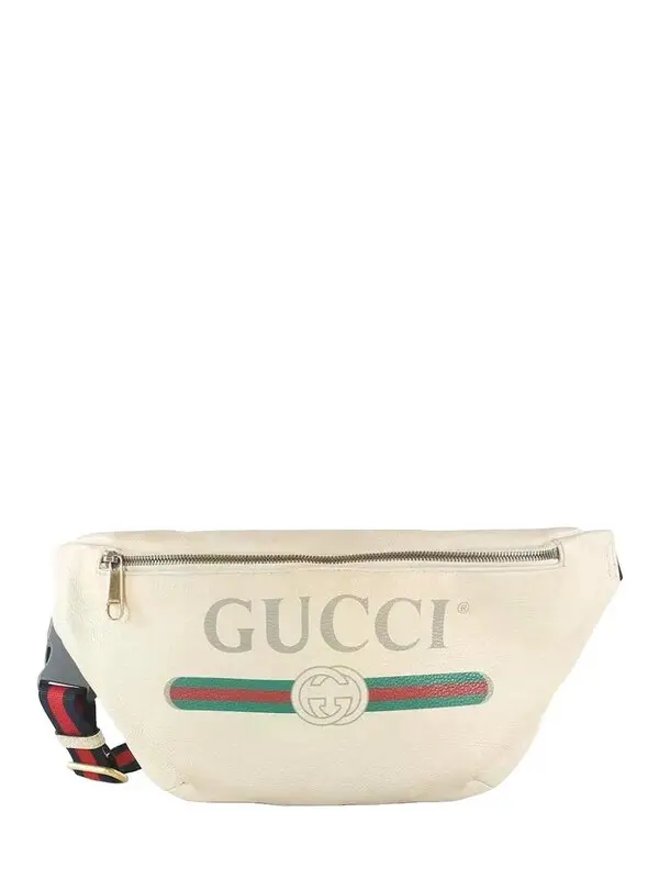 Gucci Leather Belt Bag - Neutrals