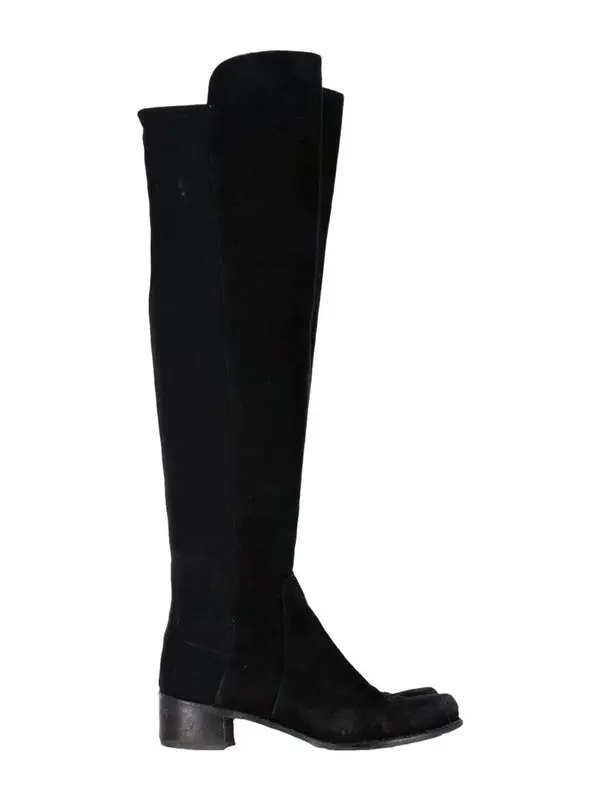 STUART WEITZMAN 5050 Suede Boots - Black
