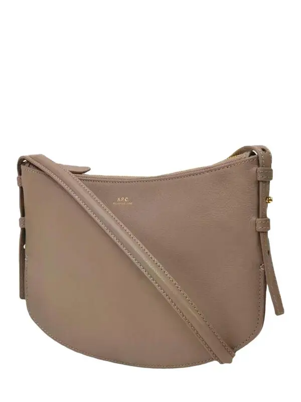 A.p.c. Aiko Leather Shoulder Bag - Neutrals